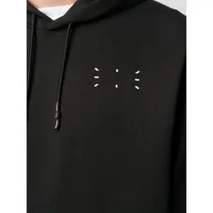 Alexander McQueen Signature Stitch Drawstring Hoodie - Black