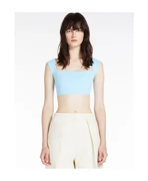 Sportmax Square Neck Sleeveless Top