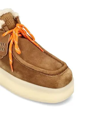 Miu Miu Logo Short Boots