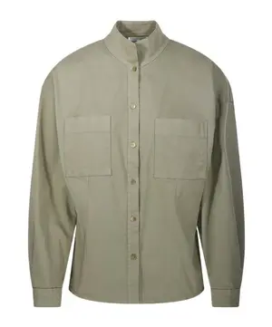 FORTE_FORTE High Collar Long Sleeve Shirt