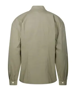 FORTE_FORTE High Collar Long Sleeve Shirt