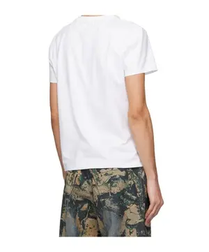 Acne Studios Regular Fit T-shirt - White