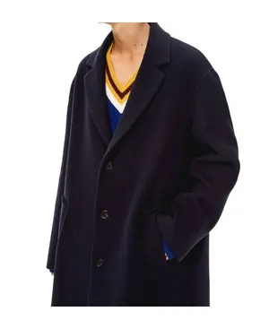 Loewe Long-sleeved Notch Lapel Coat