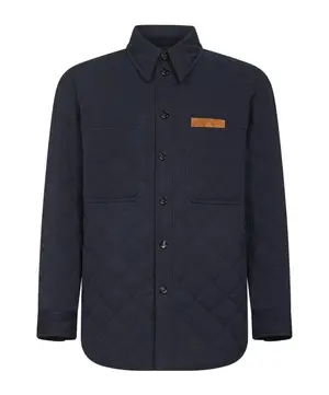 Bottega Veneta Quilted Cotton Overshirt