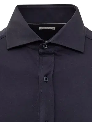 Brunello Cucinelli Collared Long-sleeved Shirt - Black