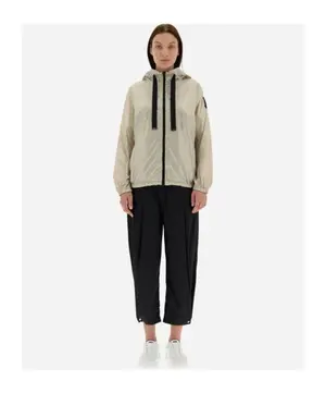 Herno Logo-patch Hooded Jacket - White