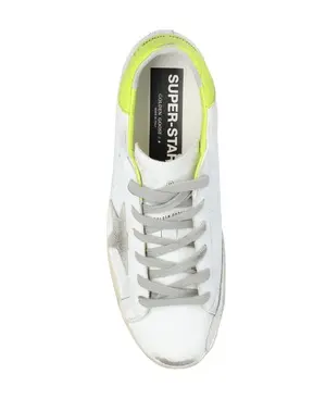 GOLDEN GOOSE Superstar Distressed Lace-up Trainers