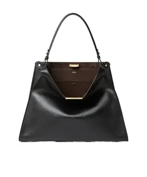 Fendi Way Large Tote Bag - Black