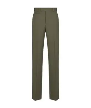 Dior Logo Casual Pants - Green