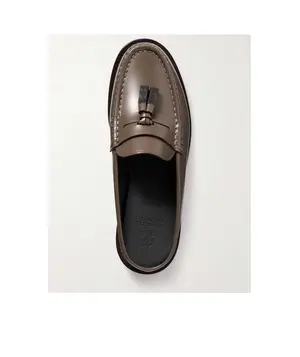 Brunello Cucinelli Beaded Tassel Mules