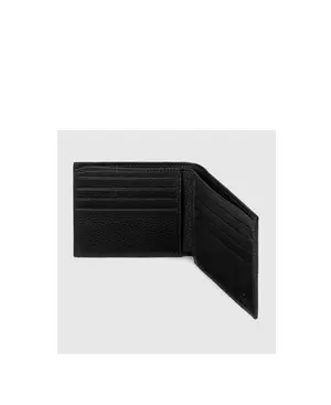 Gucci Logo Embossed Bi-fold Wallet - Black