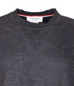 Thom Browne 4-bar Wool T-shirt - Black