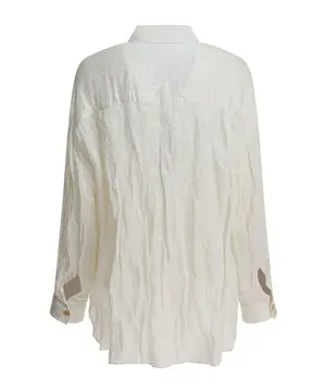 Khaite Long-sleeved Crinkled Shirt