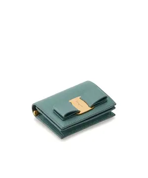 FERRAGAMO Logo Double-folded Wallet