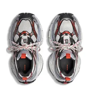 Balenciaga 10xl Low-top Sneakers - Gray/white/red