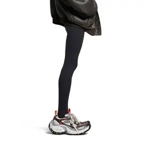 Balenciaga 10xl Low-top Sneakers - Gray/white/red