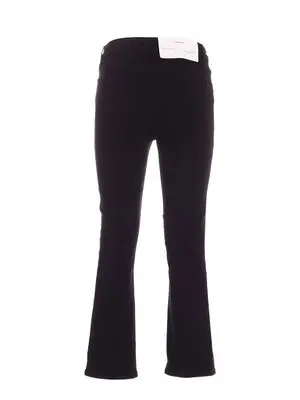 FRAME Slim-fit Flared Cropped Jeans