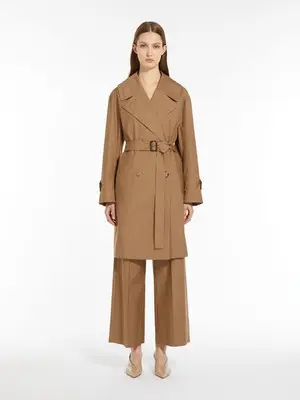 Max Mara Double-breasted Trench Coat - Brown