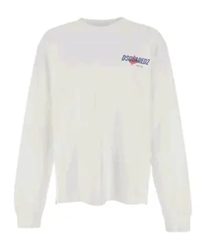 Dsquared2 Logo Printed Crewneck Sweatshirt