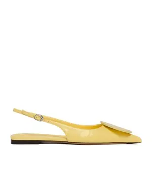 Jacquemus Pointed Toe Slingback Flats