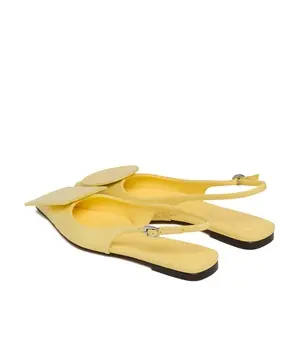 Jacquemus Pointed Toe Slingback Flats