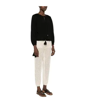 Max Mara Drawstring Long-sleeved Top