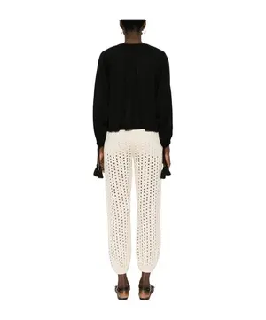 Max Mara Drawstring Long-sleeved Top