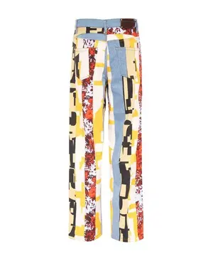 Dries Van Noten Patterned Patchwork Trousers