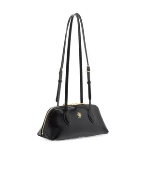 Bally Mini Praline Shoulder Bag With Logo Detail - Black
