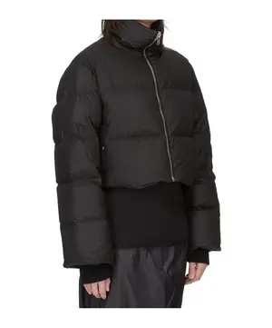Moncler Cropped Cyclopic Down Jacket - Black