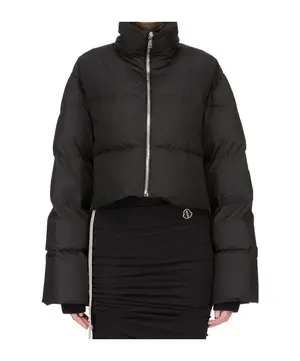 Moncler Cropped Cyclopic Down Jacket - Black