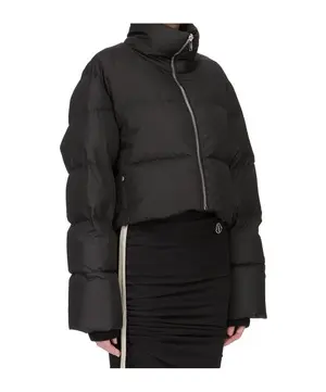 Moncler Cropped Cyclopic Down Jacket - Black