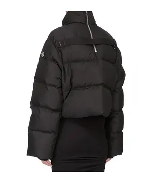 Moncler Cropped Cyclopic Down Jacket - Black