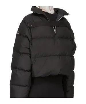 Moncler Cropped Cyclopic Down Jacket - Black