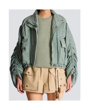 Balmain Gabardine Parka
