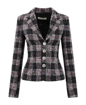 Alessandra Rich Notched Lapel Blazers For Women