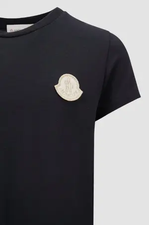 Moncler Embroidered Logo Patch T-shirt