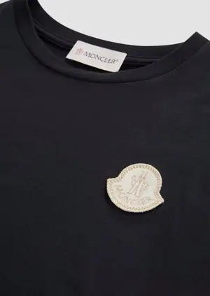 Moncler Embroidered Logo Patch T-shirt