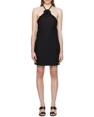 Valentino Garavani Halterneck Sleeveless Mini Dress