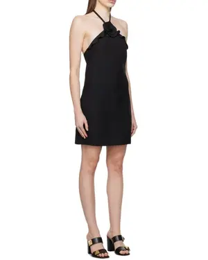 Valentino Garavani Halterneck Sleeveless Mini Dress