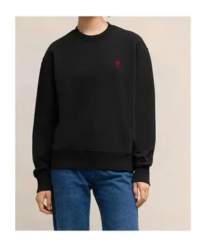 AMI Paris De Coeur Crewneck Sweatshirt