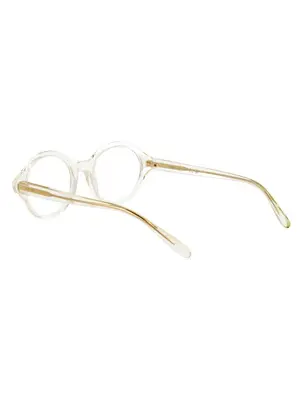 Loewe Logo Plain Eyeglasses - White