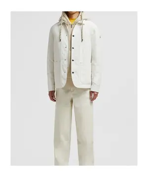 Moncler Buffaure Hooded Down Shirt Jacket