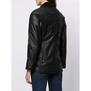 Barbour Beadnell Waxed Jacket - Black
