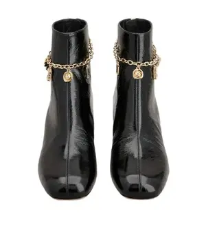 ROGER VIVIER Tres Vivier Ankle Boots With Crystal Embellishments