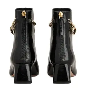 ROGER VIVIER Tres Vivier Ankle Boots With Crystal Embellishments