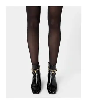 ROGER VIVIER Tres Vivier Ankle Boots With Crystal Embellishments