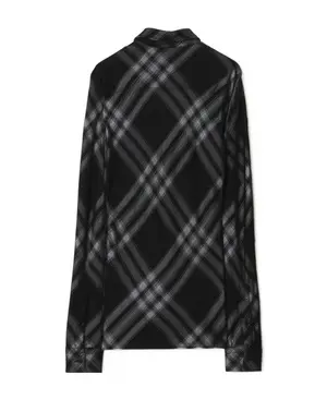 Burberry Check-printed Long-sleeved Shirt