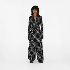 Burberry Check-printed Long-sleeved Shirt