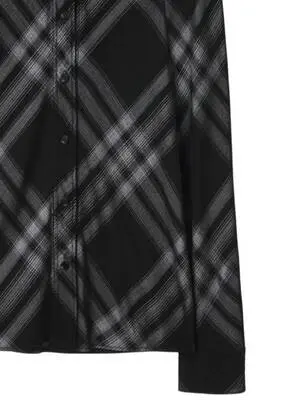 Burberry Check-printed Long-sleeved Shirt